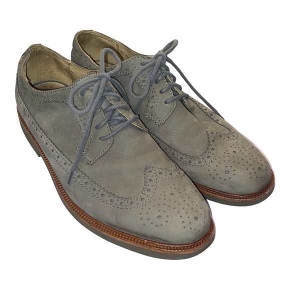 Polo Ralph Lauren | Shoes | Polo Ralph Lauren Wingtip Oxford Gray Suede ...